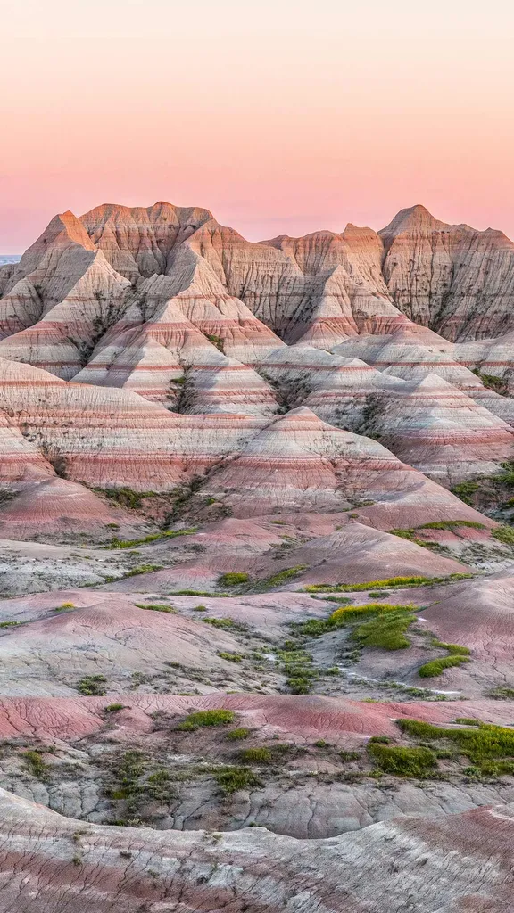 Layers of change - Badlands National Park, South Dakota, United States ...