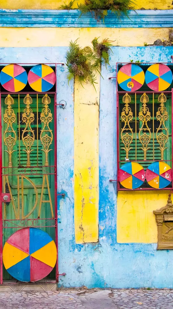 Colourful house in Olinda, Brazil - Colourful house in Olinda, Brazil ...