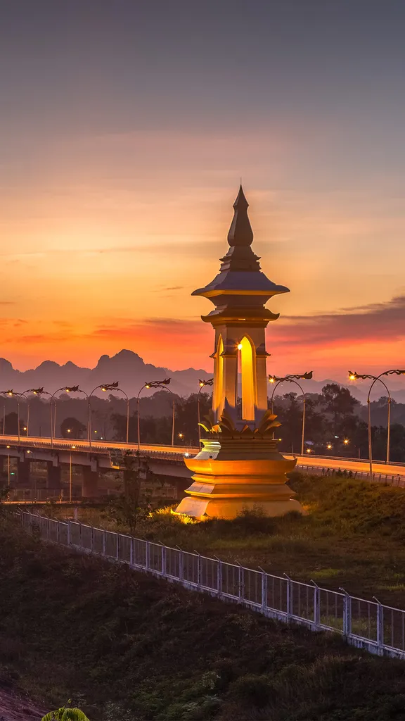 Third Thai-Lao Friendship Bridge connecting Laos and Thailand - Third ...